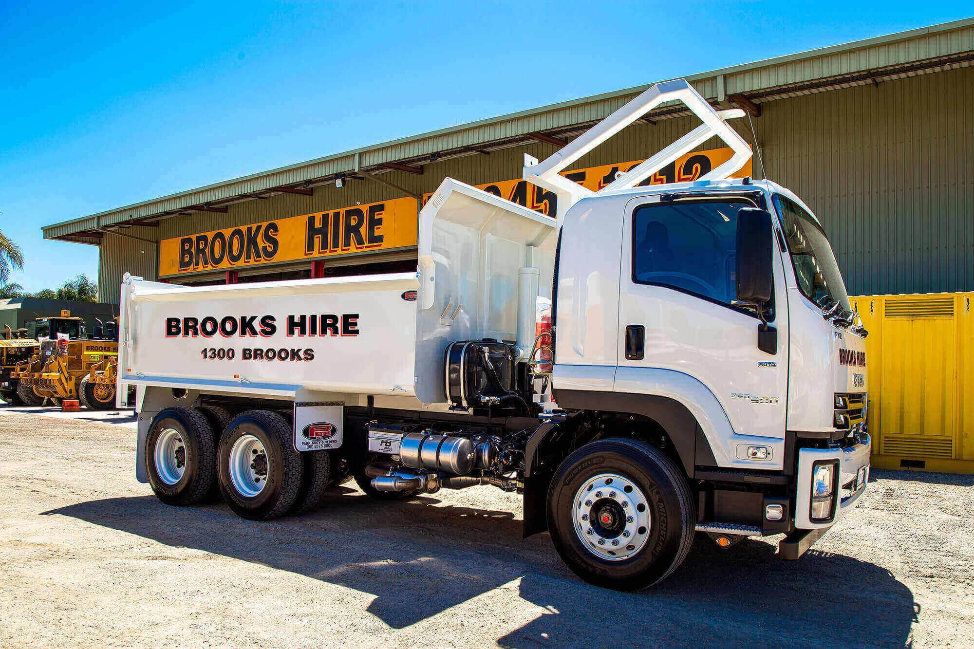 Tipper Truck Hire | Brooks Hire Service | Brooks Hire